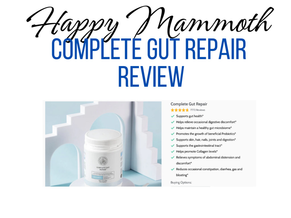 Happy Mammoth Gut Repair Review: Does it Work? - Perimenopause Help
