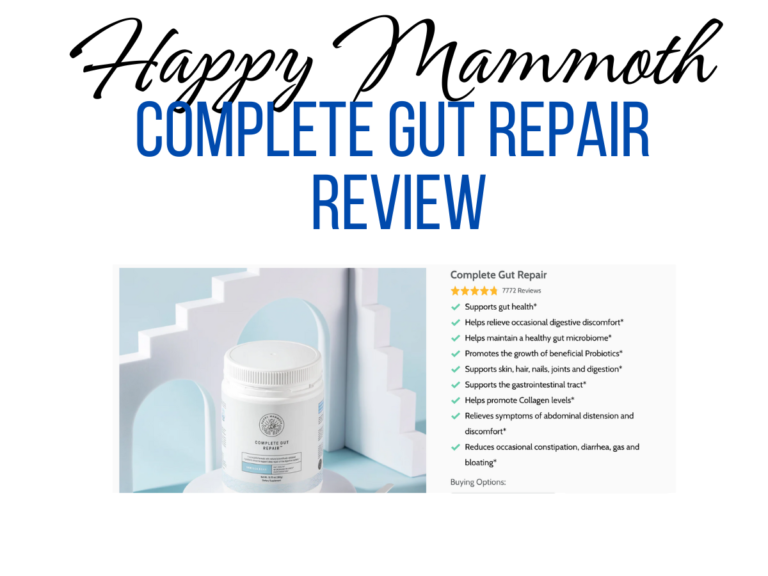 Happy Mammoth Gut Repair Review: Does it Work? - Perimenopause Help